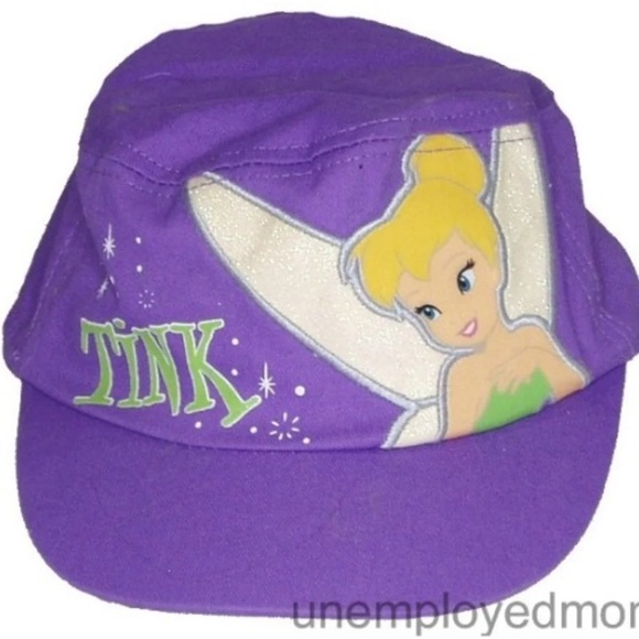 Disney | Accessories | Disney Tink Cadet Cap Baseball Girls Kids ...